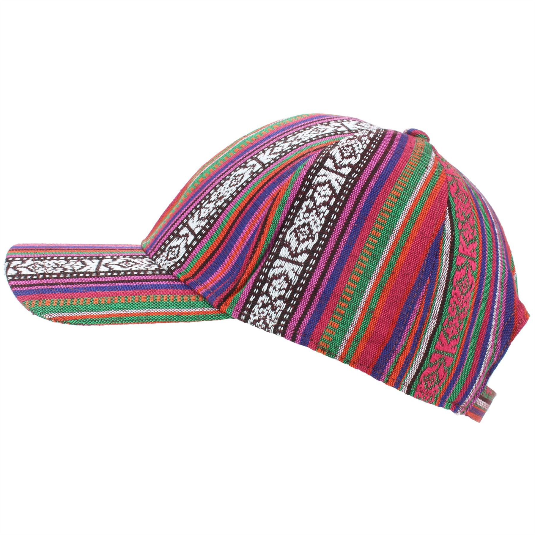 Aztec Print Baseball Hat - Red – LoudElephant