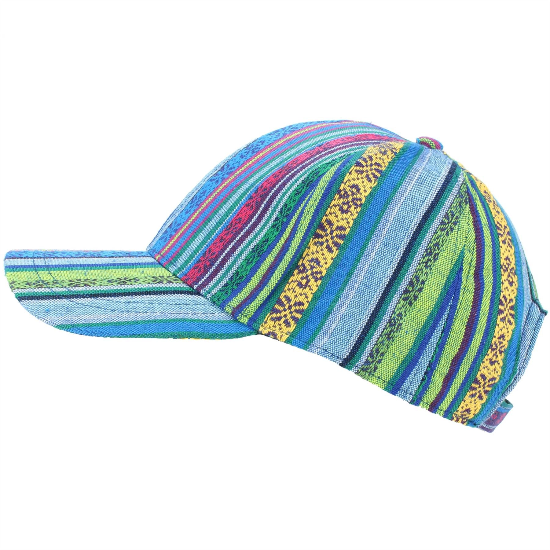 Aztec Print Baseball Hat - Blue – LoudElephant
